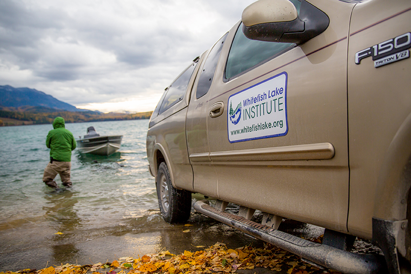 Detail Map of Whitefish Lake - Whitefish Lake Institute